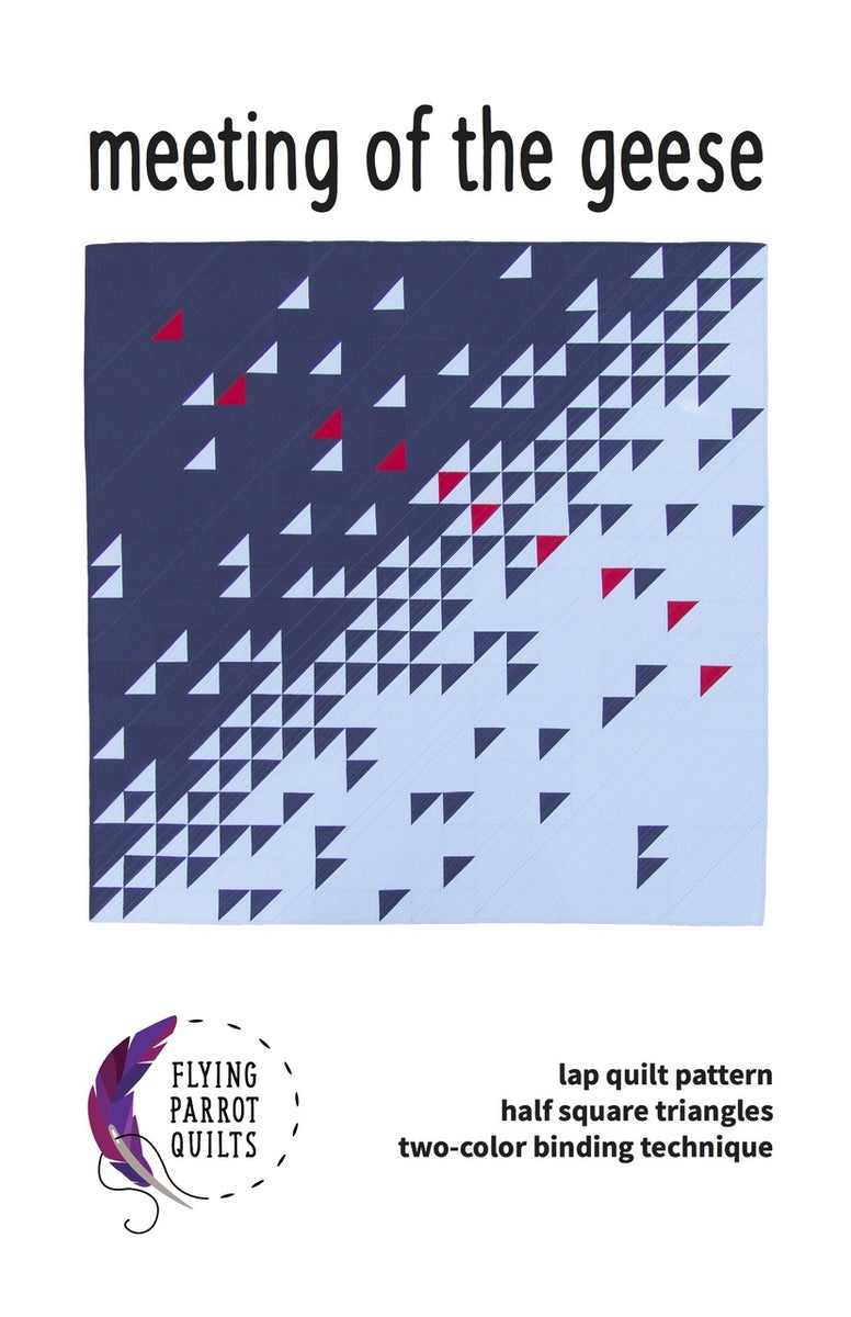 Meeting of the Geese Paper Pattern – Flying Parrot Quilts