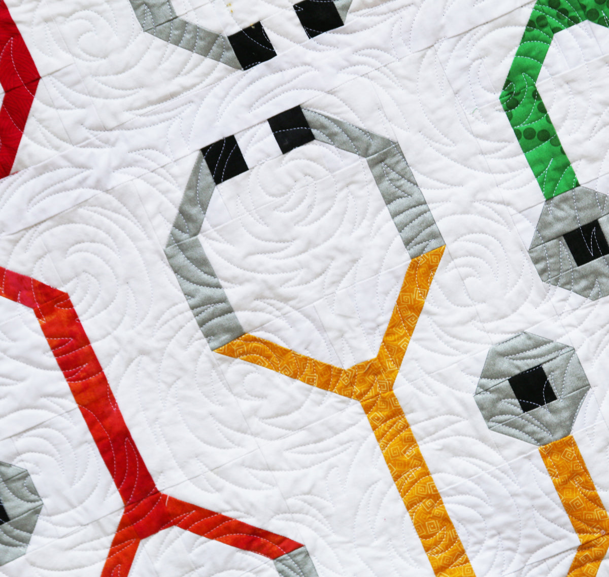 Stupendous Stethoscopes Paper Pattern – Flying Parrot Quilts